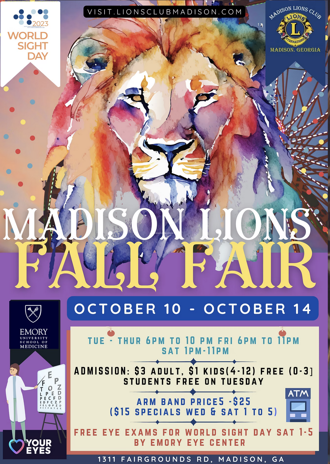 Fair Updates – Lions Club Madison Georgia