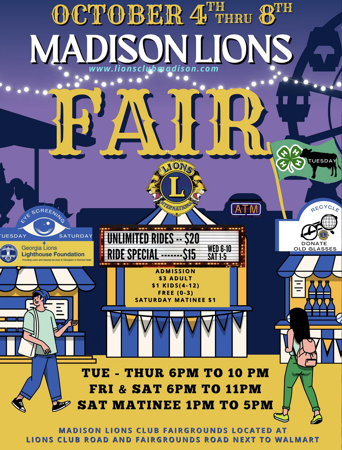 Fair Updates – Lions Club Madison Georgia