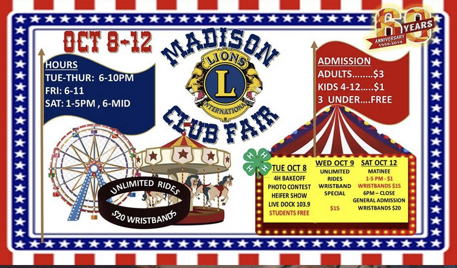 Fair Updates – Lions Club Madison Georgia