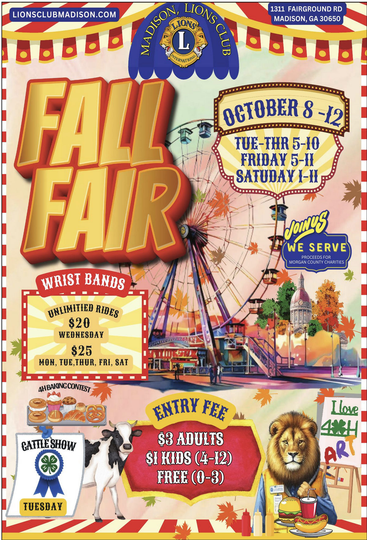 Fair Updates – Lions Club Madison Georgia